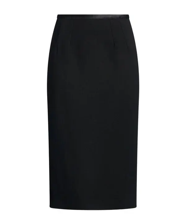 Dolce & Gabbana Solid-colored Pencil Skirt - Black