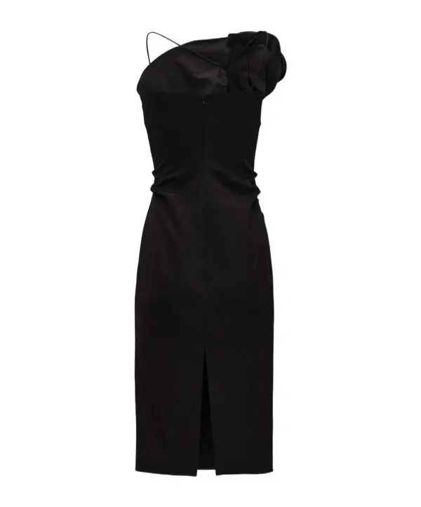 Magda Butrym Rosette-detail Ruched Midi Dress
