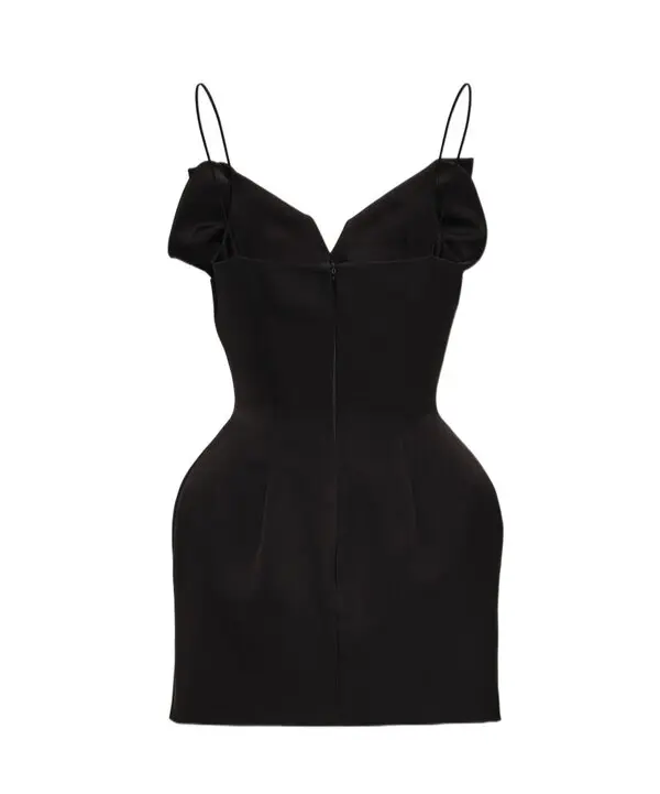 Magda Butrym V-neck Corset Mini Dress