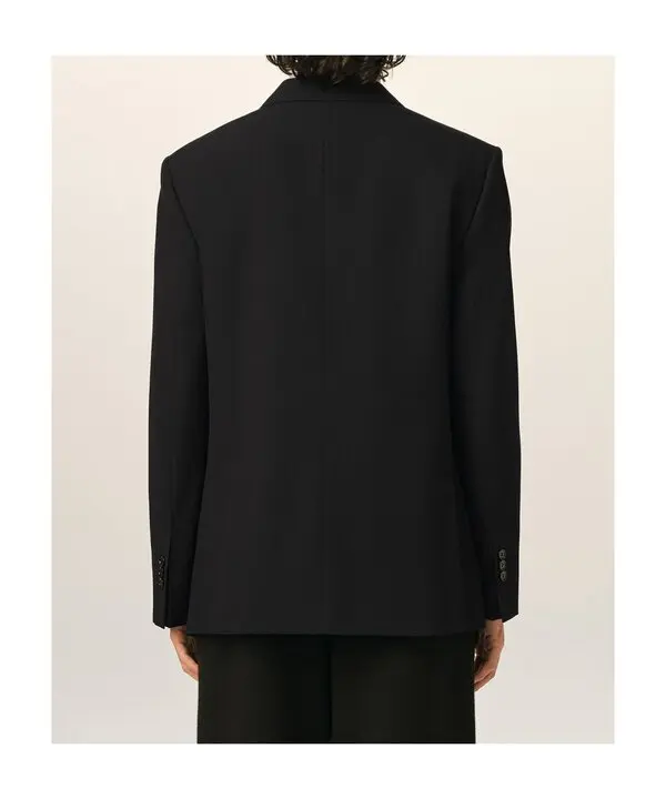 AMI Paris Single Breasted Straight-fit Blazer