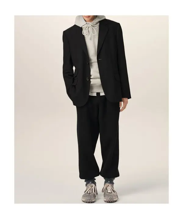 AMI Paris Single Breasted Straight-fit Blazer