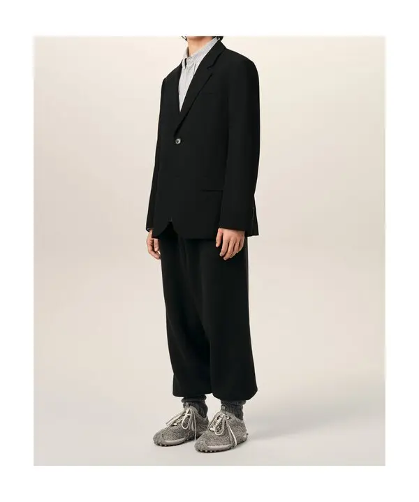AMI Paris Single Breasted Straight-fit Blazer