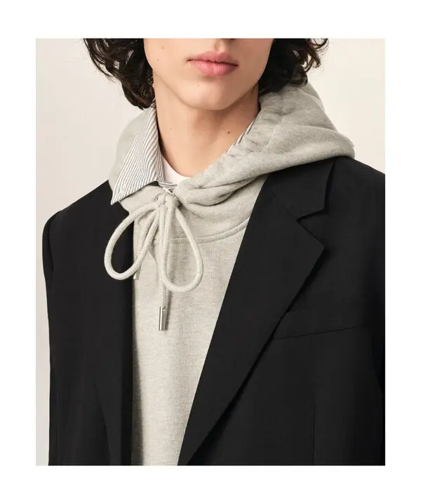 AMI Paris Single Breasted Straight-fit Blazer