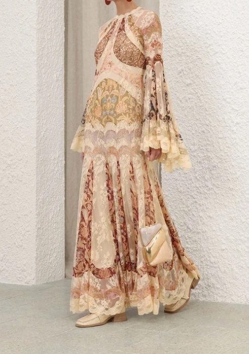 Zimmermann Valiant Panelled Gown