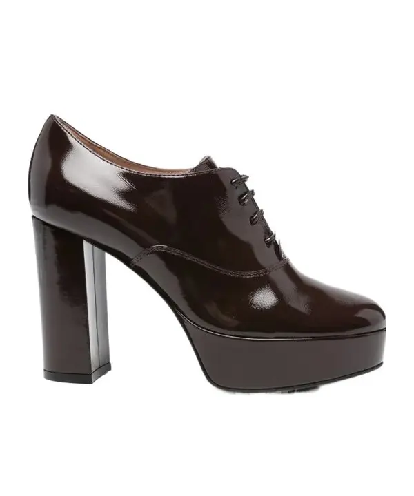 GIANVITO ROSSI 105mm Vicky Lace-up Platform Pumps