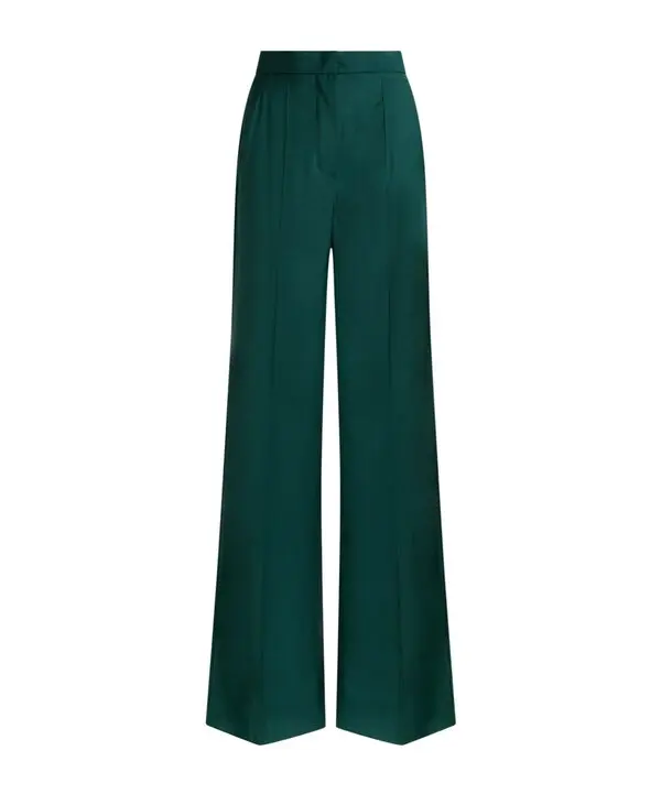 Max Mara Solid-colored Flared Pants