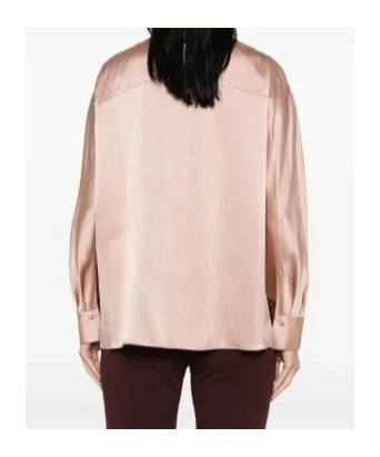 Vince Satin-finish Pocket-detail Shirt