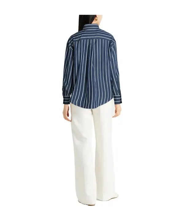 Brunello Cucinelli Striped Long-sleeve Shirt