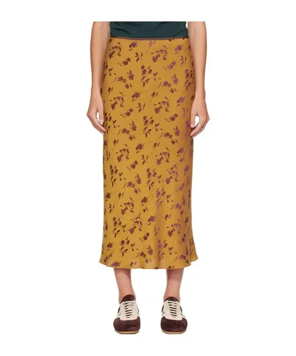 Dries Van Noten Jacquard Midi Skirt
