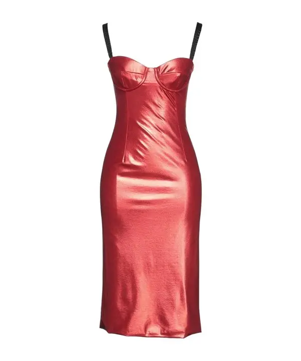 Dolce & Gabbana Sleeveless Slimfit Dress - Red