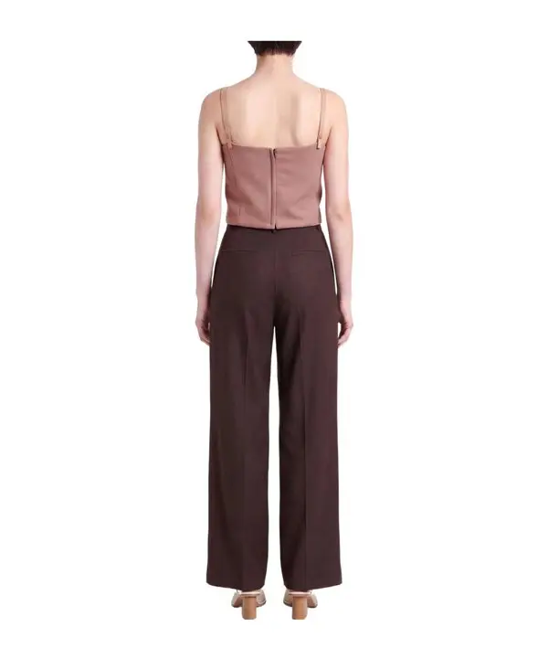 Max Mara Sleeveless Squareneck Cropped Top