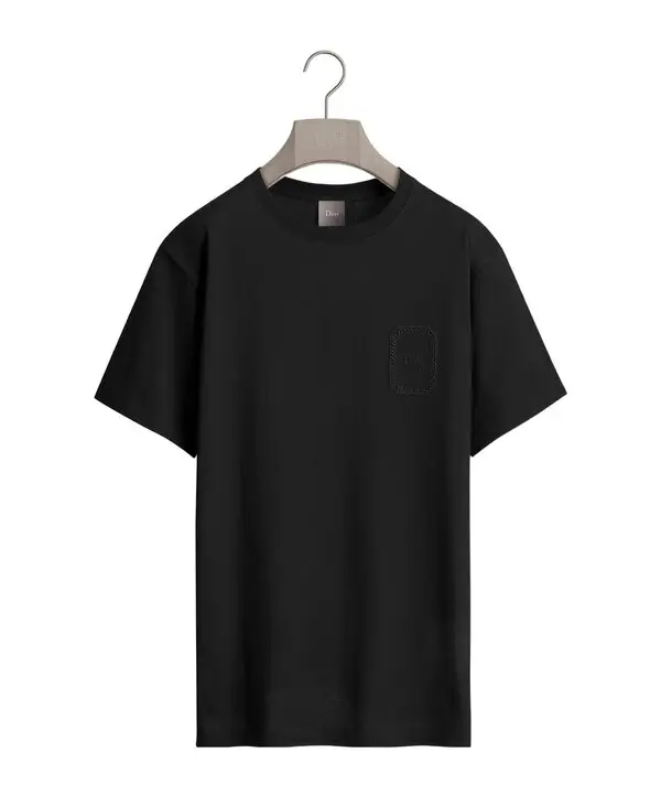 Dior Medaillon T-shirt, Relaxed Fit - Black
