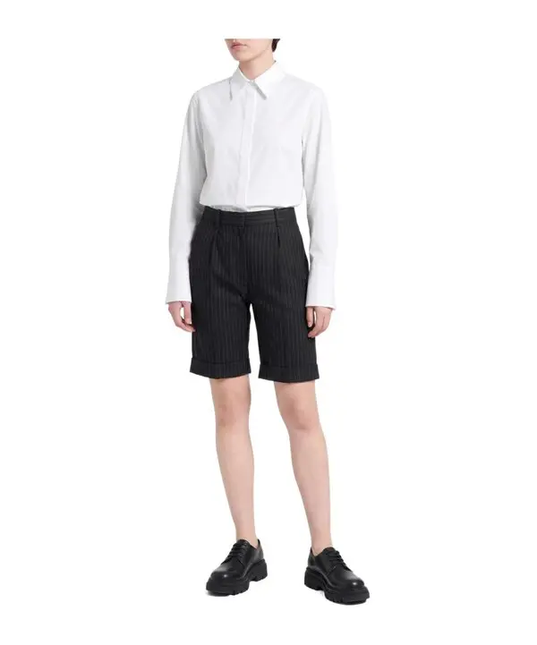 Isabel Marant Étoile Striped Wool Shorts