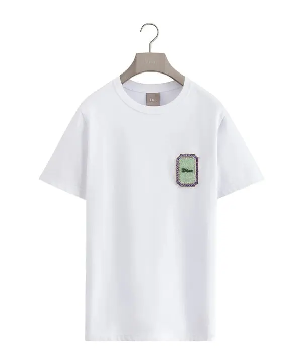 Dior Medaillon T-shirt, Relaxed Fit - White