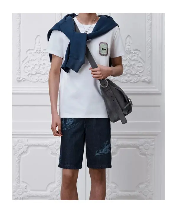 Dior Medaillon T-shirt, Relaxed Fit - White
