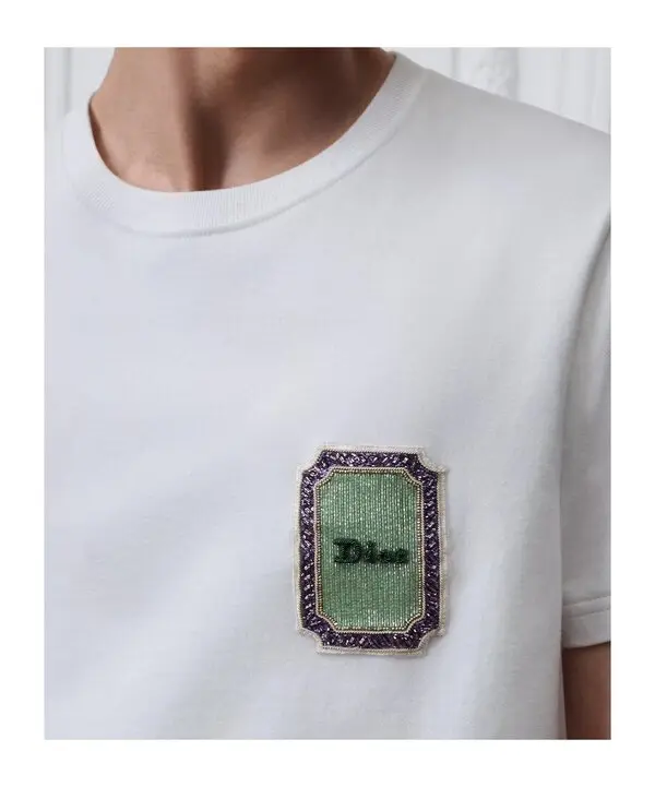 Dior Medaillon T-shirt, Relaxed Fit - White