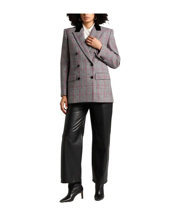 Chloé Plaid Double- Blazer