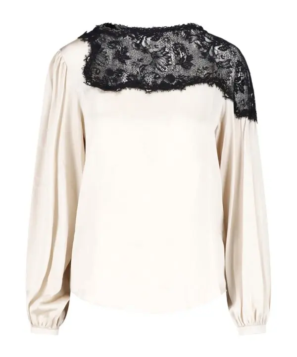 Isabel Marant Étoile Azare Lace Panel Top - No