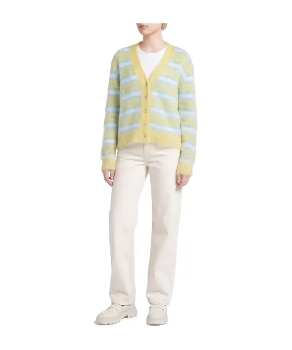 Marni Striped Knit Cardigan