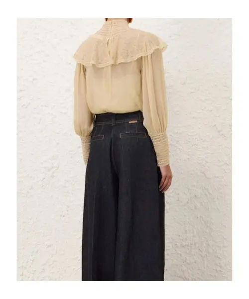 Zimmermann Momentum Waterfall Blouse