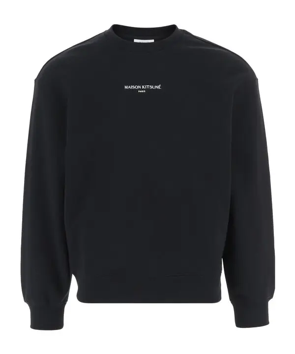 Maison Kitsuné Logo-print Cotton Sweatshirt