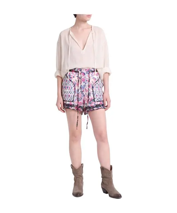 Isabel Marant Étoile Multi-colored Chiffon Shorts