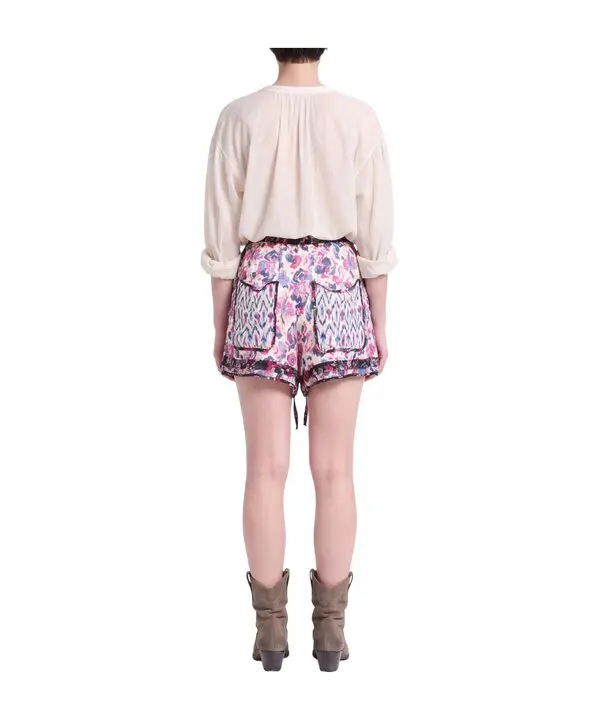 Isabel Marant Étoile Multi-colored Chiffon Shorts
