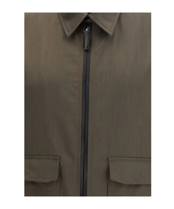 Brioni Zip-up Pocket Detail Jacket