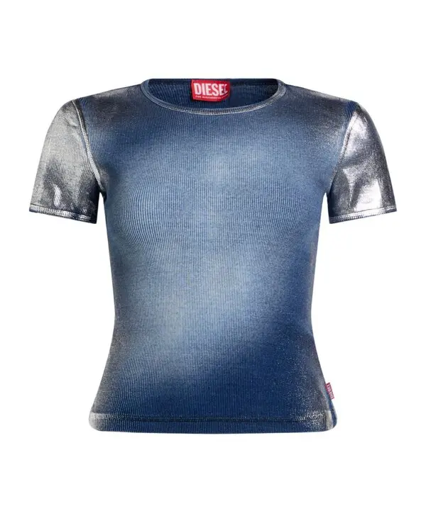 DIESEL® Solid-color Short-sleeved T-shirt