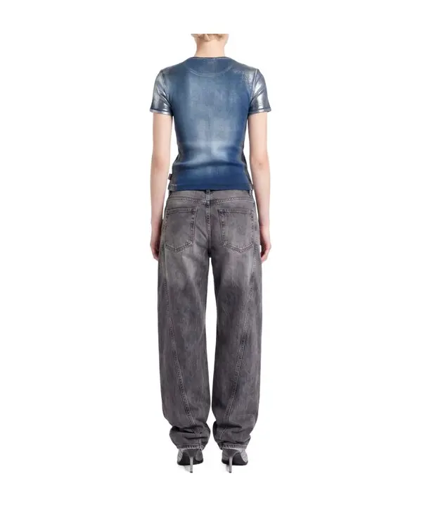 DIESEL® Solid-color Short-sleeved T-shirt