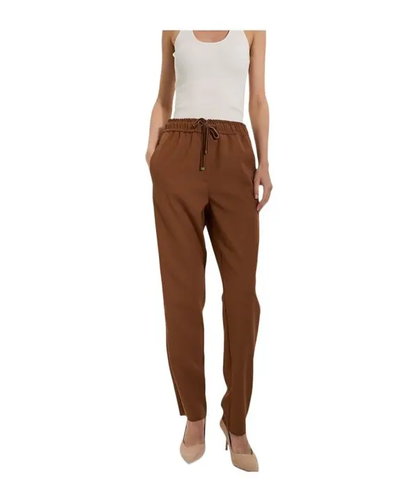 Marella Casual Pants With An Elasticated Drawstring Waist