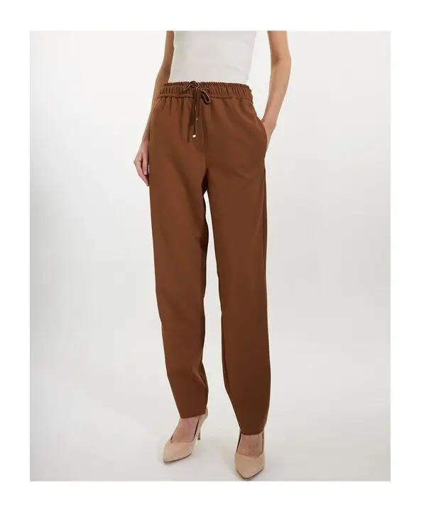 Marella Casual Pants With An Elasticated Drawstring Waist