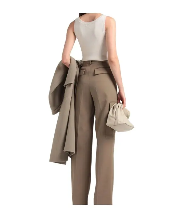 Sportmax Solidcolor Casual Trousers