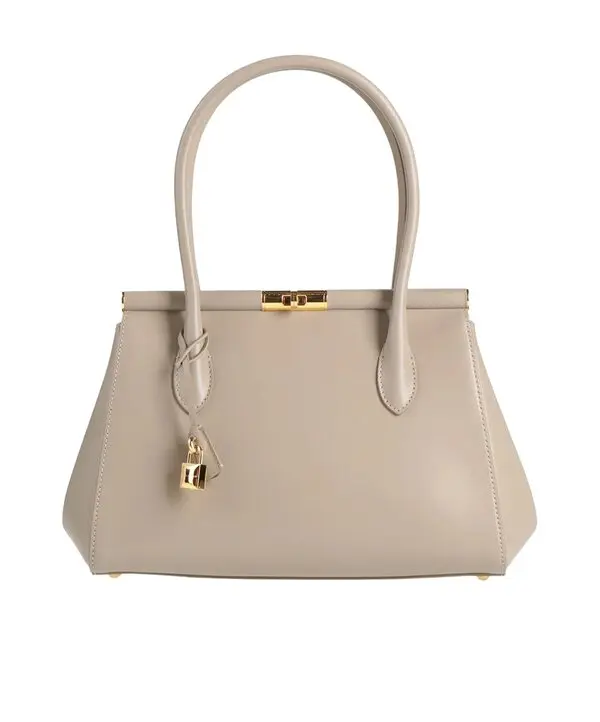 Dolce & Gabbana Large Solidcolor Tote Bag - Grey