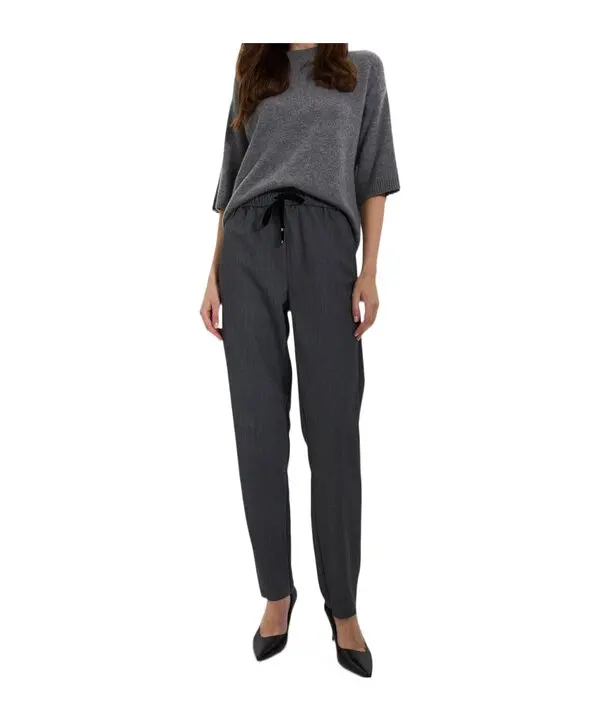 Marella Casual Pants With An Elasticated Drawstring Waist