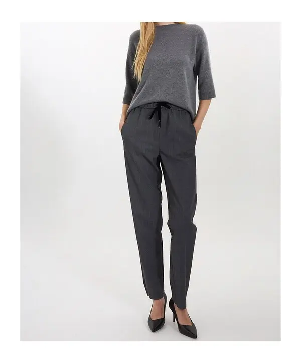 Marella Casual Pants With An Elasticated Drawstring Waist
