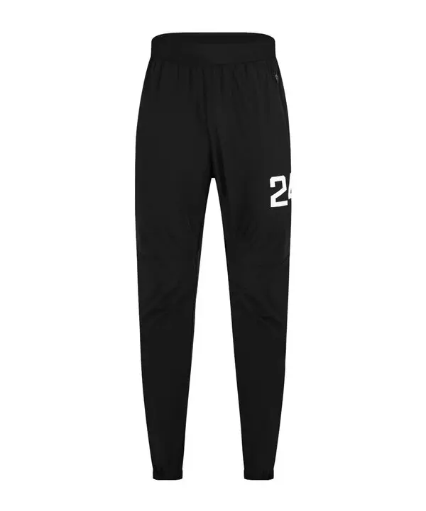 REPRESENT Numberprinted Cuffed Sports Trousers - Black