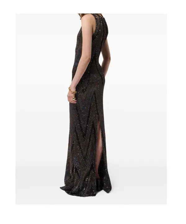 Missoni Sequin-embellished Zigzag-knit Dress