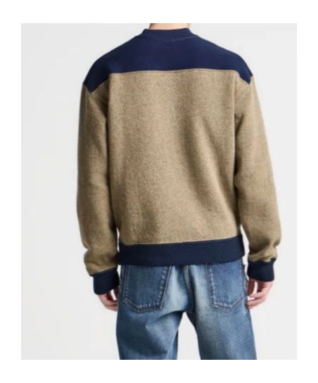 J.W.ANDERSON Half Zip Sweatshirt In Melange