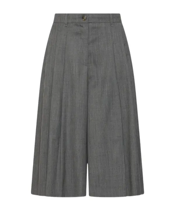 Marella Pleated Bermuda Shorts