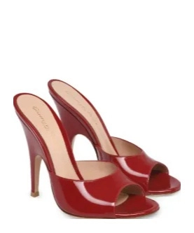 GIANVITO ROSSI Patent Mule Heels