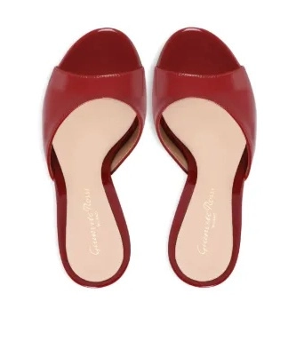 GIANVITO ROSSI Patent Mule Heels