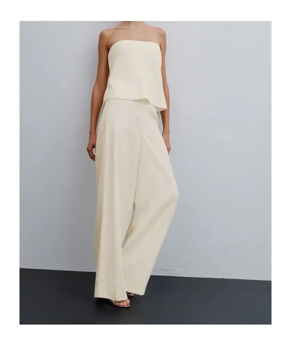 Marella Elastic-waist Knit Casual Trousers