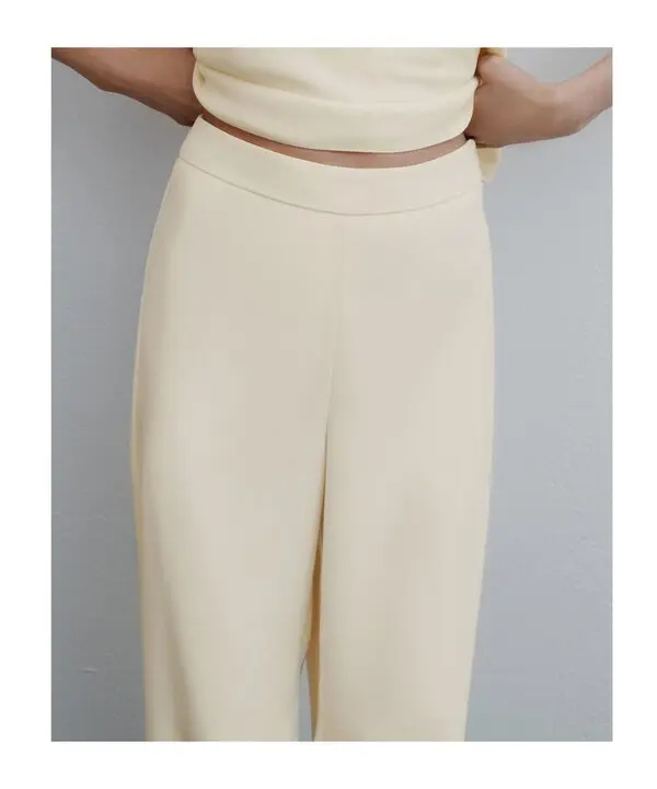 Marella Elastic-waist Knit Casual Trousers