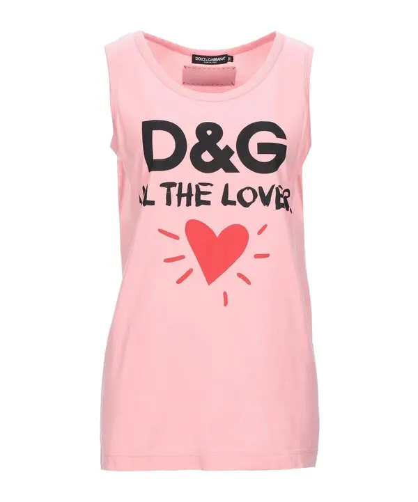Dolce & Gabbana Printed Sleeveless Tshirt