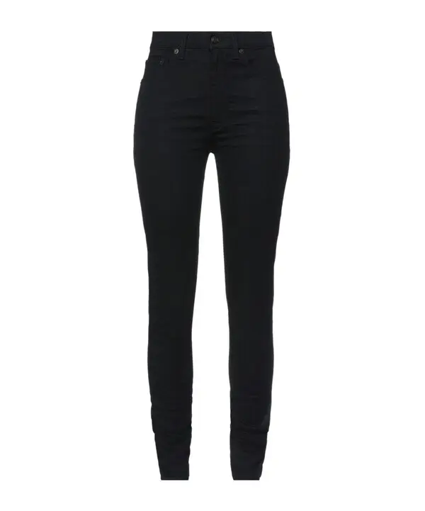 Saint Laurent Minimal Stretchdenim Jeans - Black
