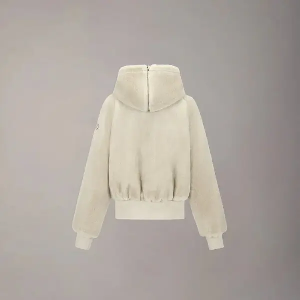 Moose Knuckles Oro Bunny Pom-pom Zip-up Reversible Hoodie