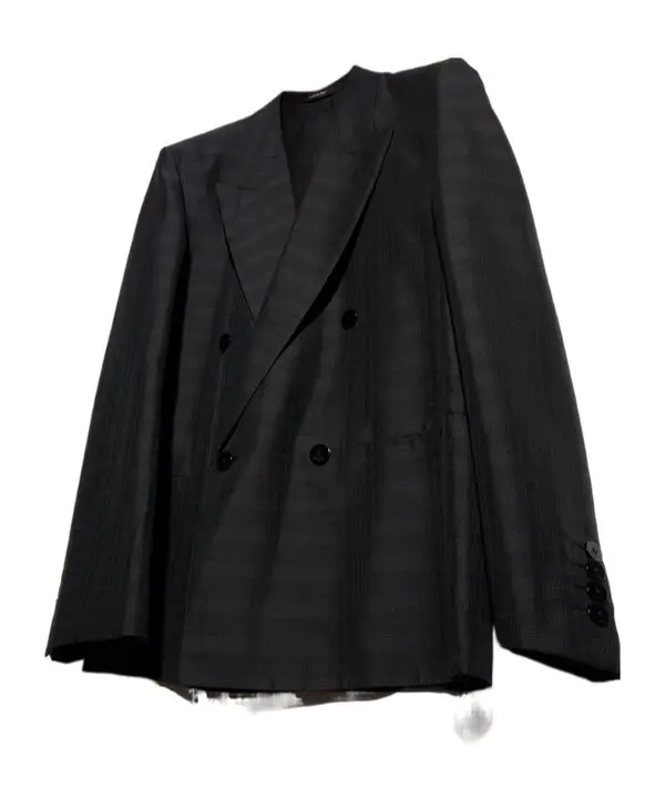 Gucci Prince Of Wales Silk Jacket