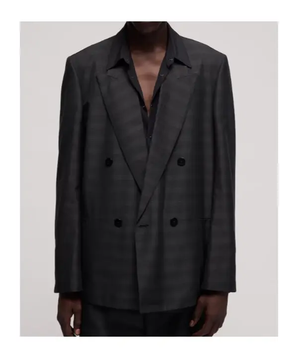 Gucci Prince Of Wales Silk Jacket