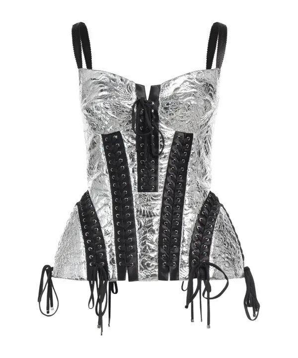 Dolce & Gabbana Two-tone Metal Vest
